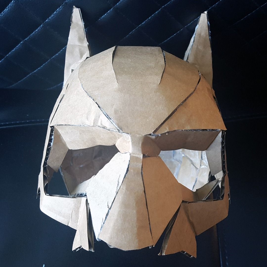 Cardboard Batman Cowl : 9 Steps (with Pictures) - Instructables