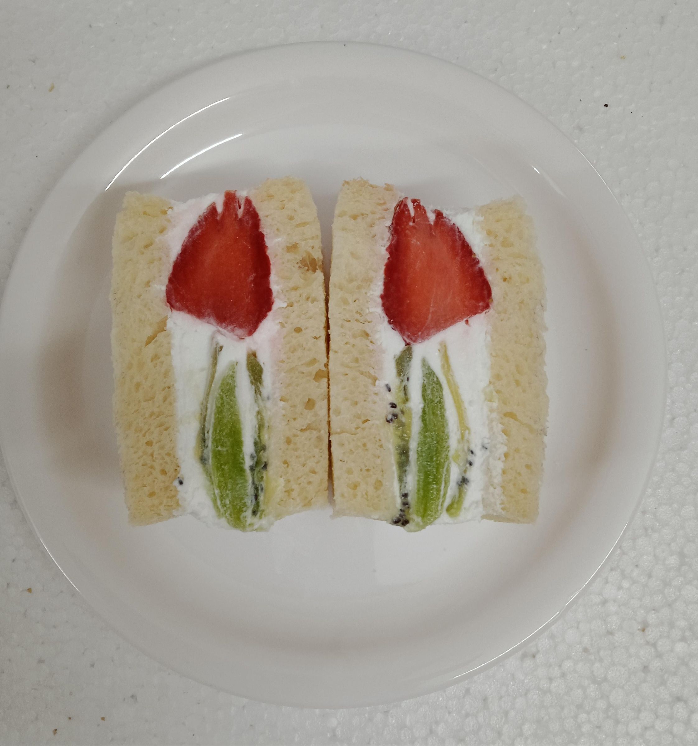 Japanese Fruit Sando Using Homemade Shokupan Bread : 22 Steps (with ...