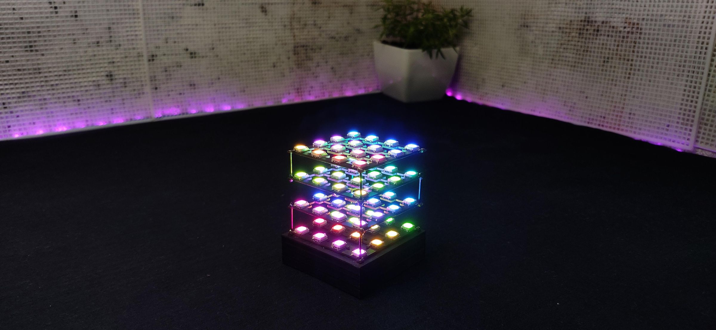 RGB LEDCUBE Using NEOPIXEL LEDs and PCB : 11 Steps - Instructables