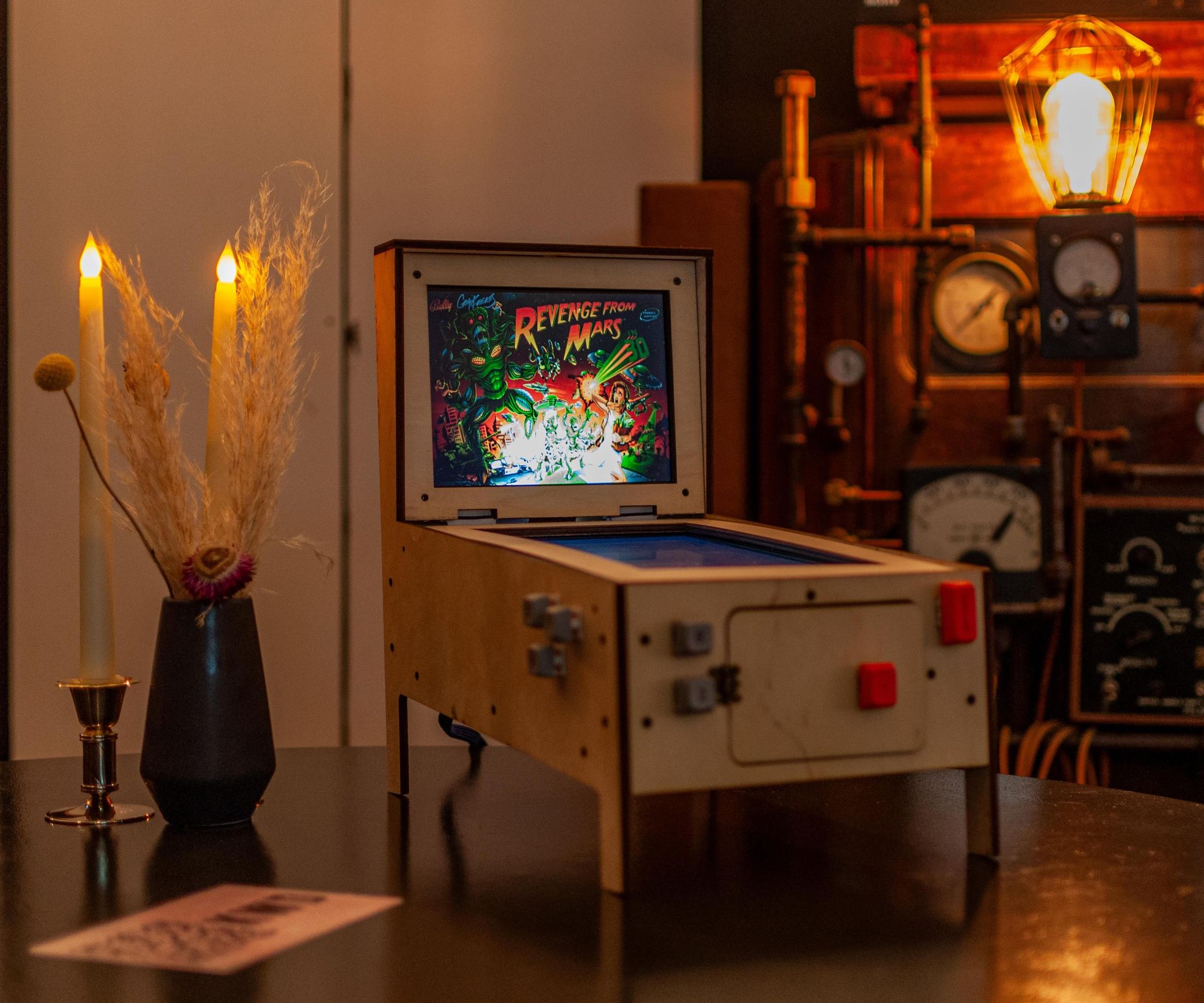 Small Virtual Pinball Machine With Surround Sound! : 18 Steps (with ...