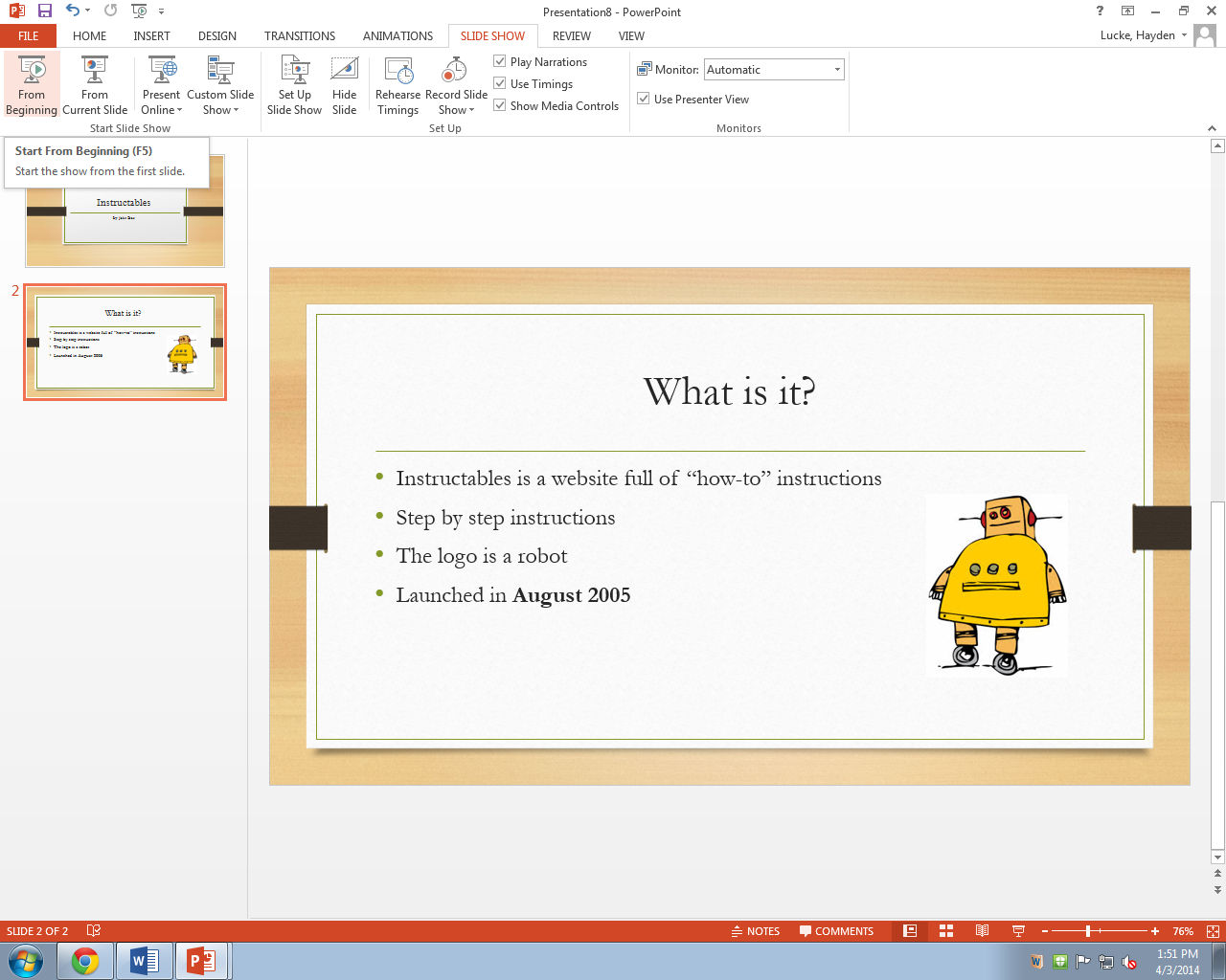 How to Construct an Informational PowerPoint for a Presentation : 11 ...