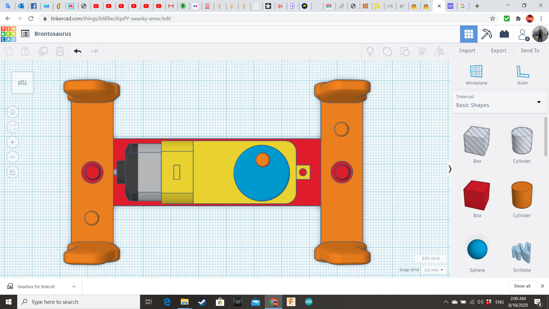 Tinkercad Robotics for School: Create TWO Walking Machines! : 27 Steps ...