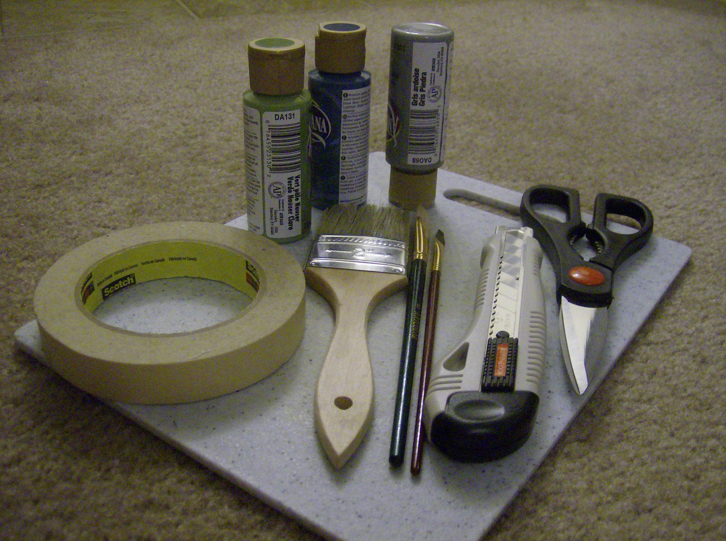 Painted Cardboard Wall Art : 4 Steps - Instructables