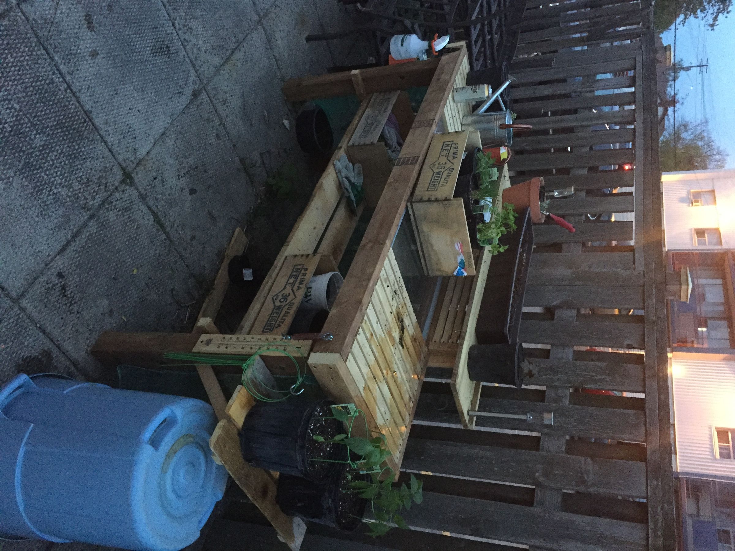 Planting Bench With Protected Growing Station : 3 Steps (with Pictures ...