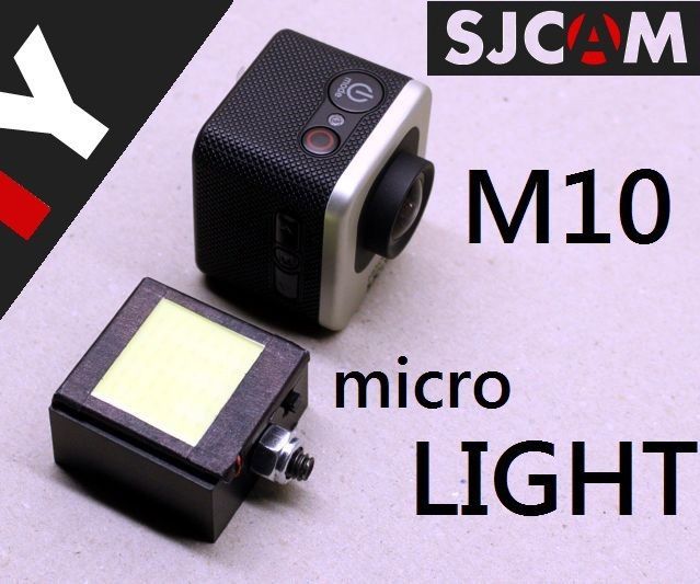 Diy Micro-LIGHT for SJCAM M10 : 4 Steps (with Pictures) - Instructables