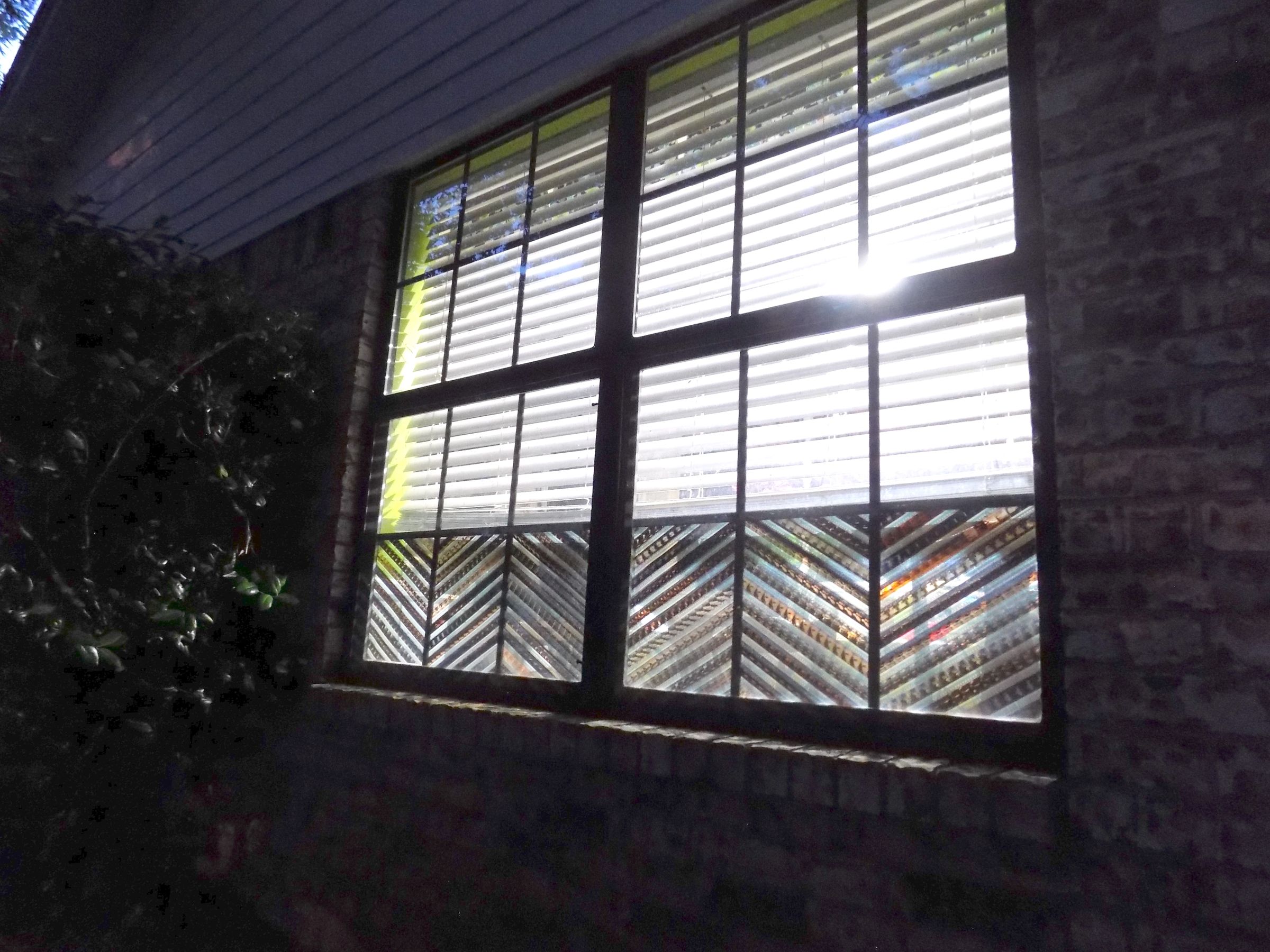Herringbone Film Strip Window Treatment : 6 Steps (with Pictures ...