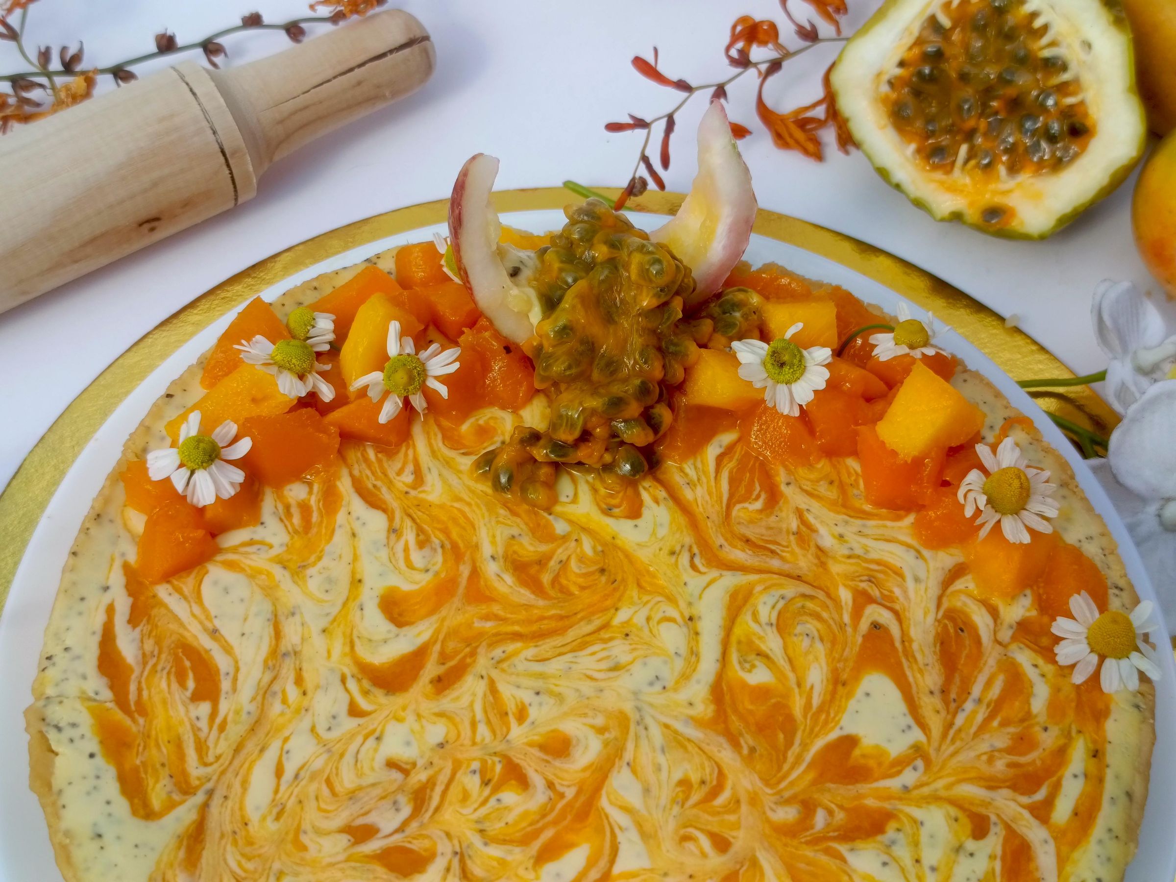 Mango Pie With Passion Fruit (Maracumango Pie) : 14 Steps (with ...