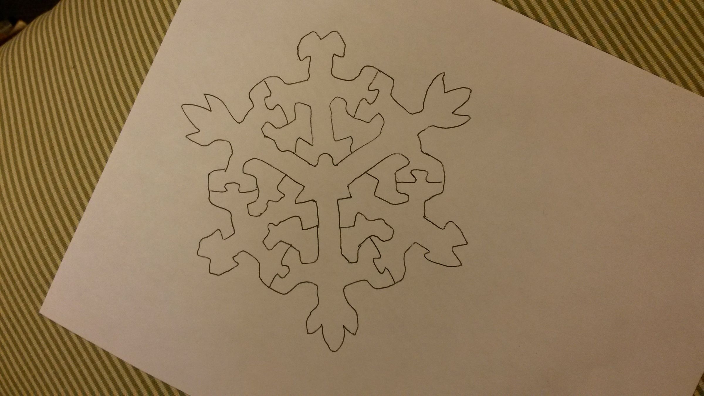 Wooden Snowflake Puzzle Stockingstuffers : 5 Steps (with Pictures ...