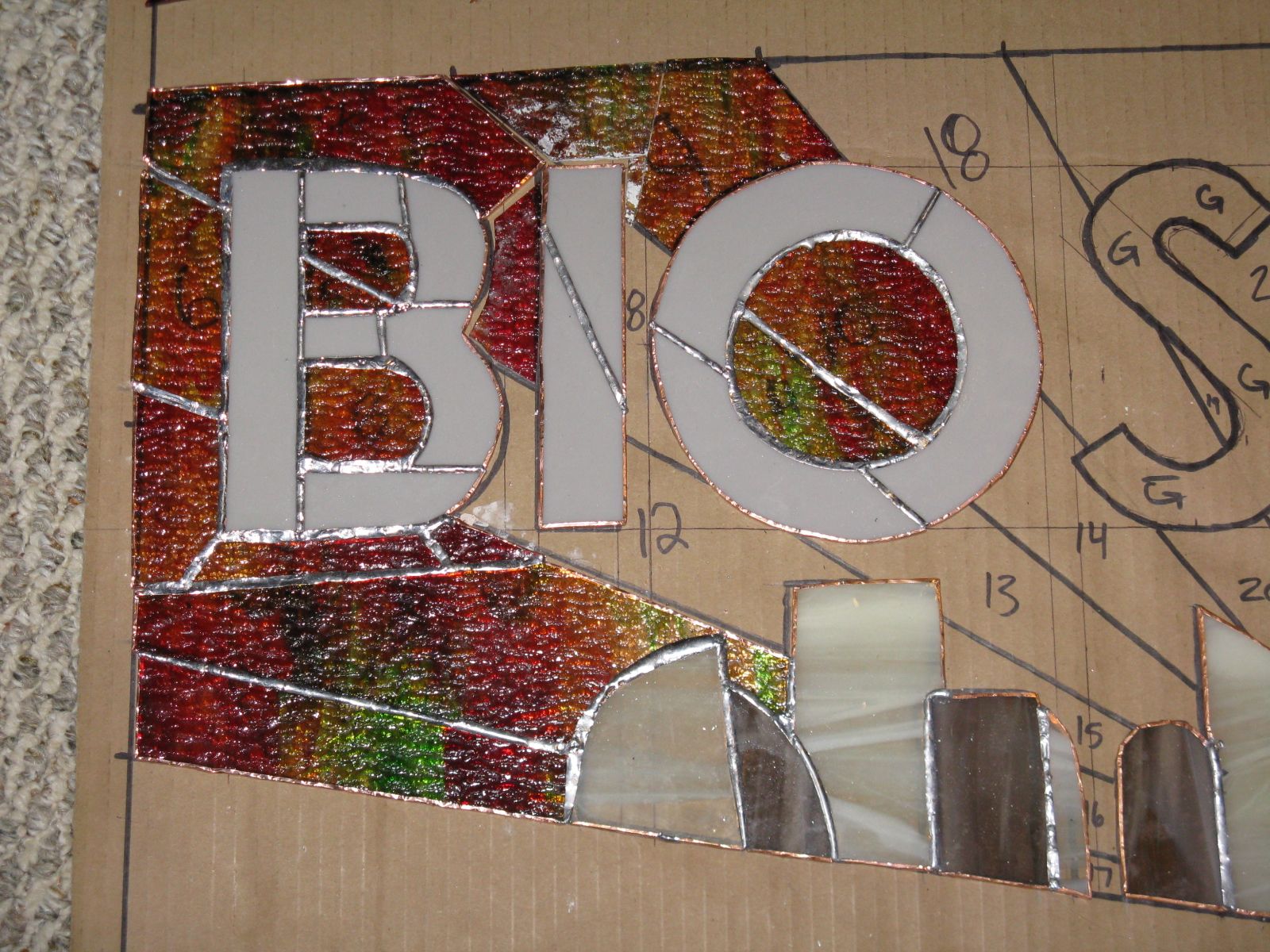 Bioshock Stained Glass Logo : 13 Steps (with Pictures) - Instructables