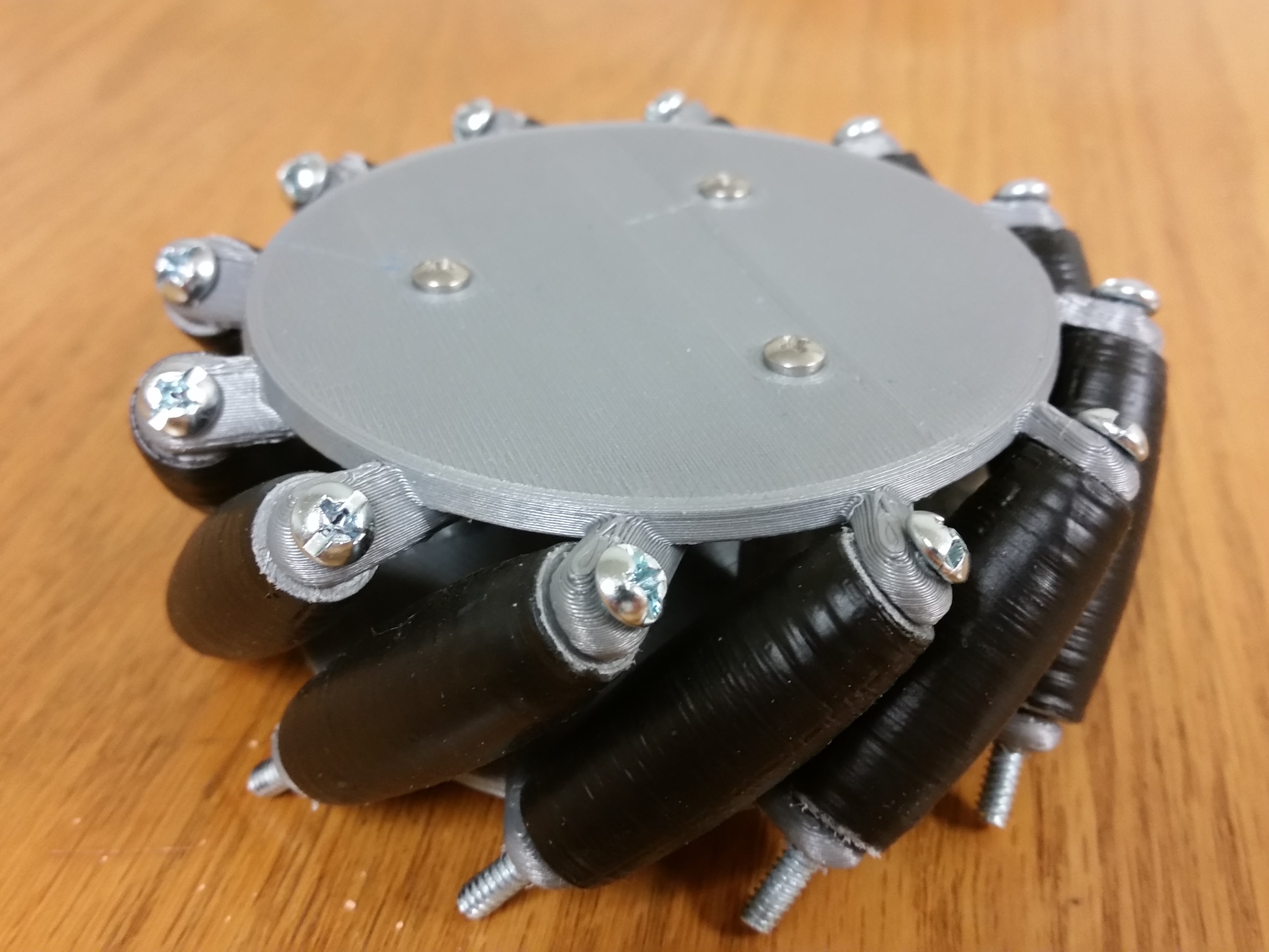 $20 Mecanum Wheels With Rubberized Rollers : 5 Steps (with Pictures ...