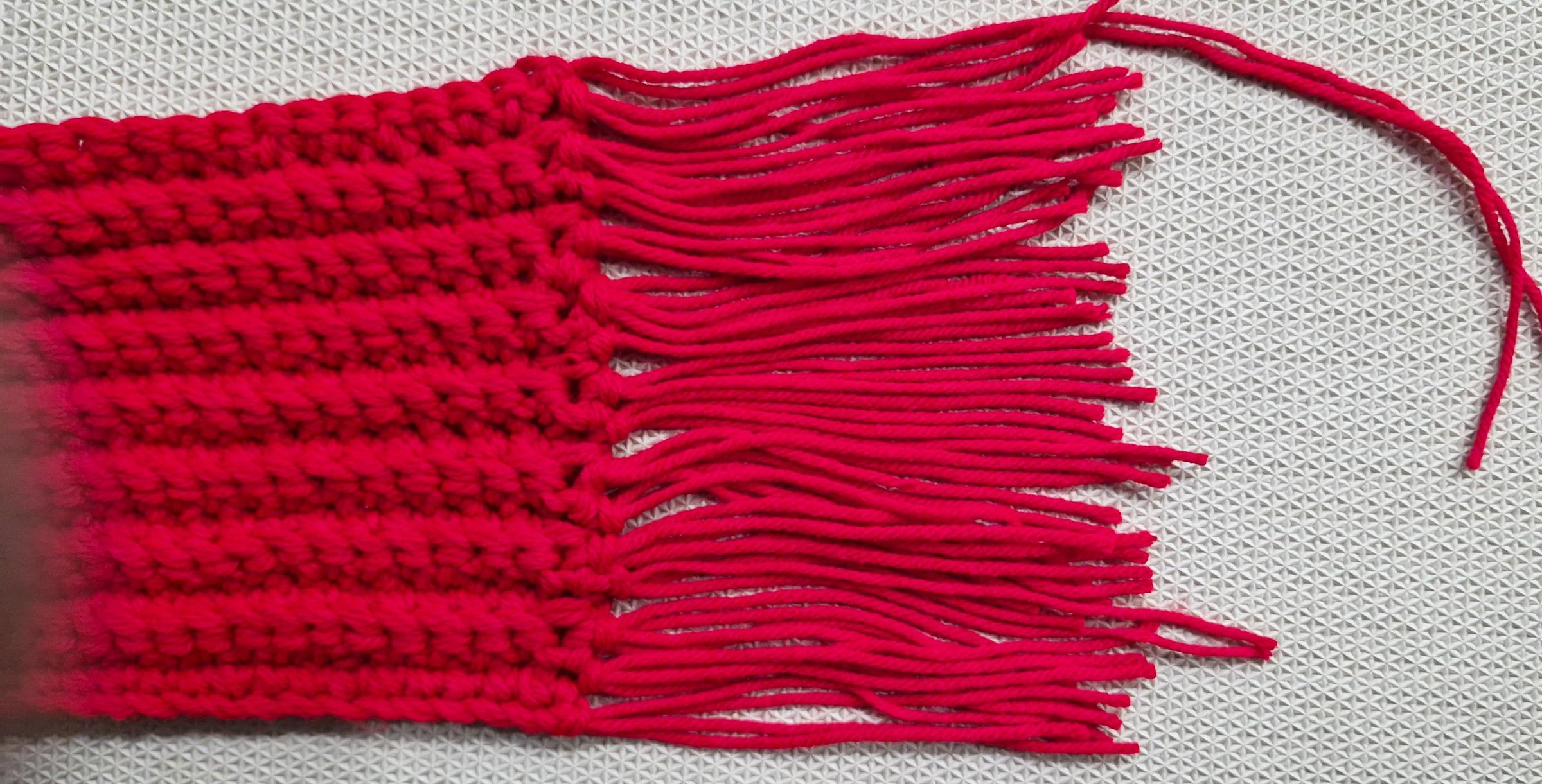 How to Make the Crochet Red Goblin Scarf : 6 Steps (with Pictures ...