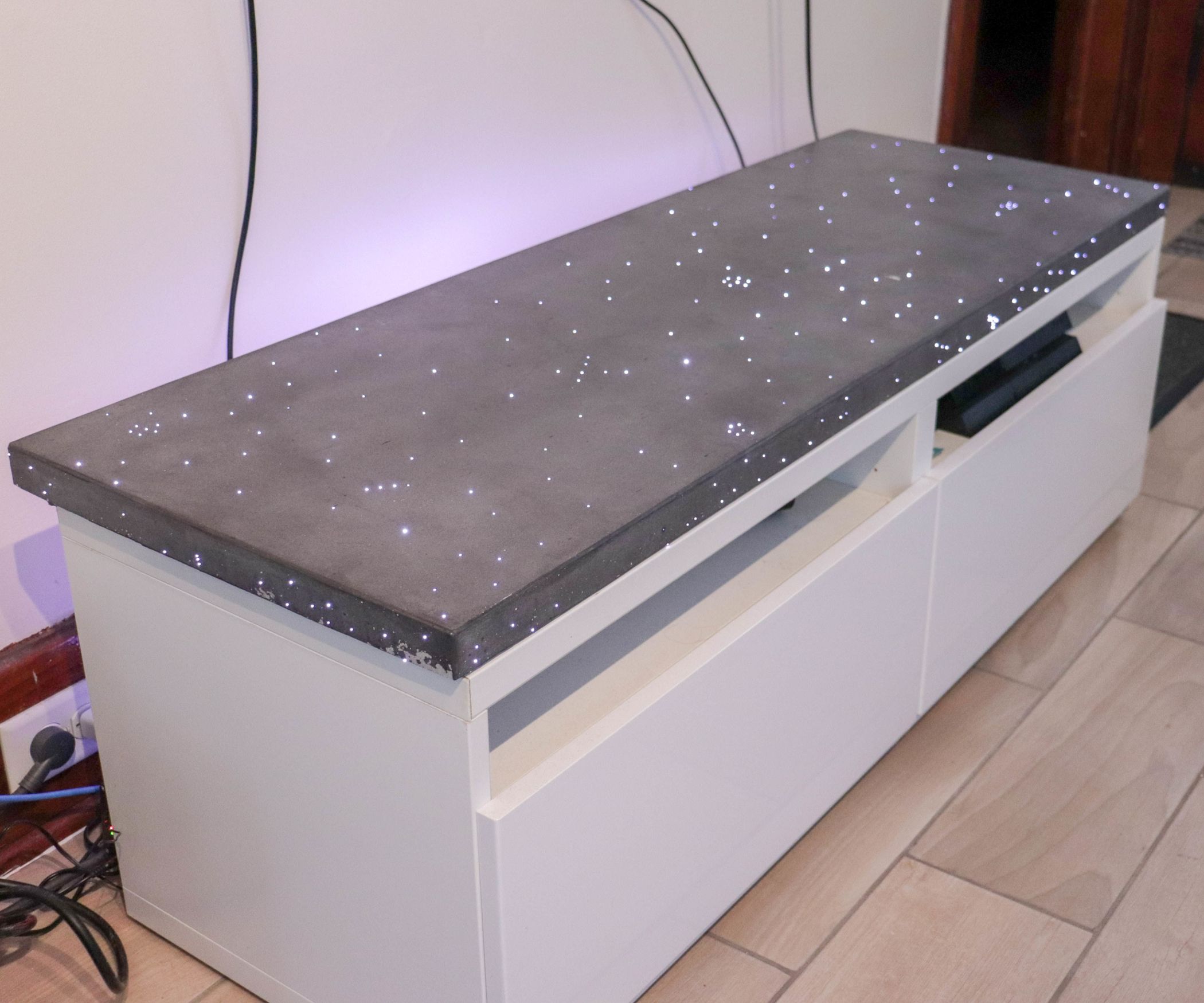 Concrete Top With Embedded Lighting : 5 Steps (with Pictures ...