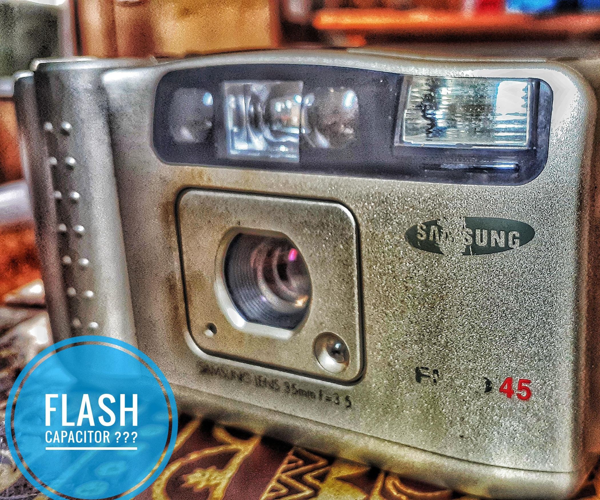 HOW DOES FUJI CAM WORKS ??FLASH CAPACITOR?? : 8 Steps - Instructables