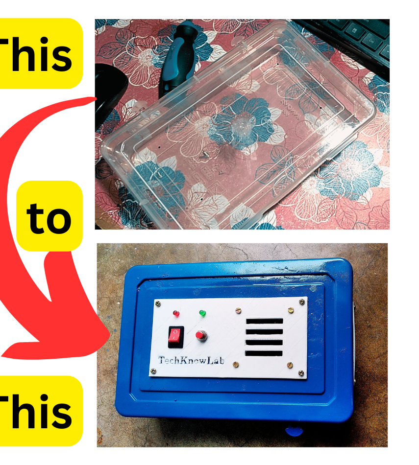 Upcycle an Old Plastic Box Into a Circuit Enclosure : 6 Steps (with ...