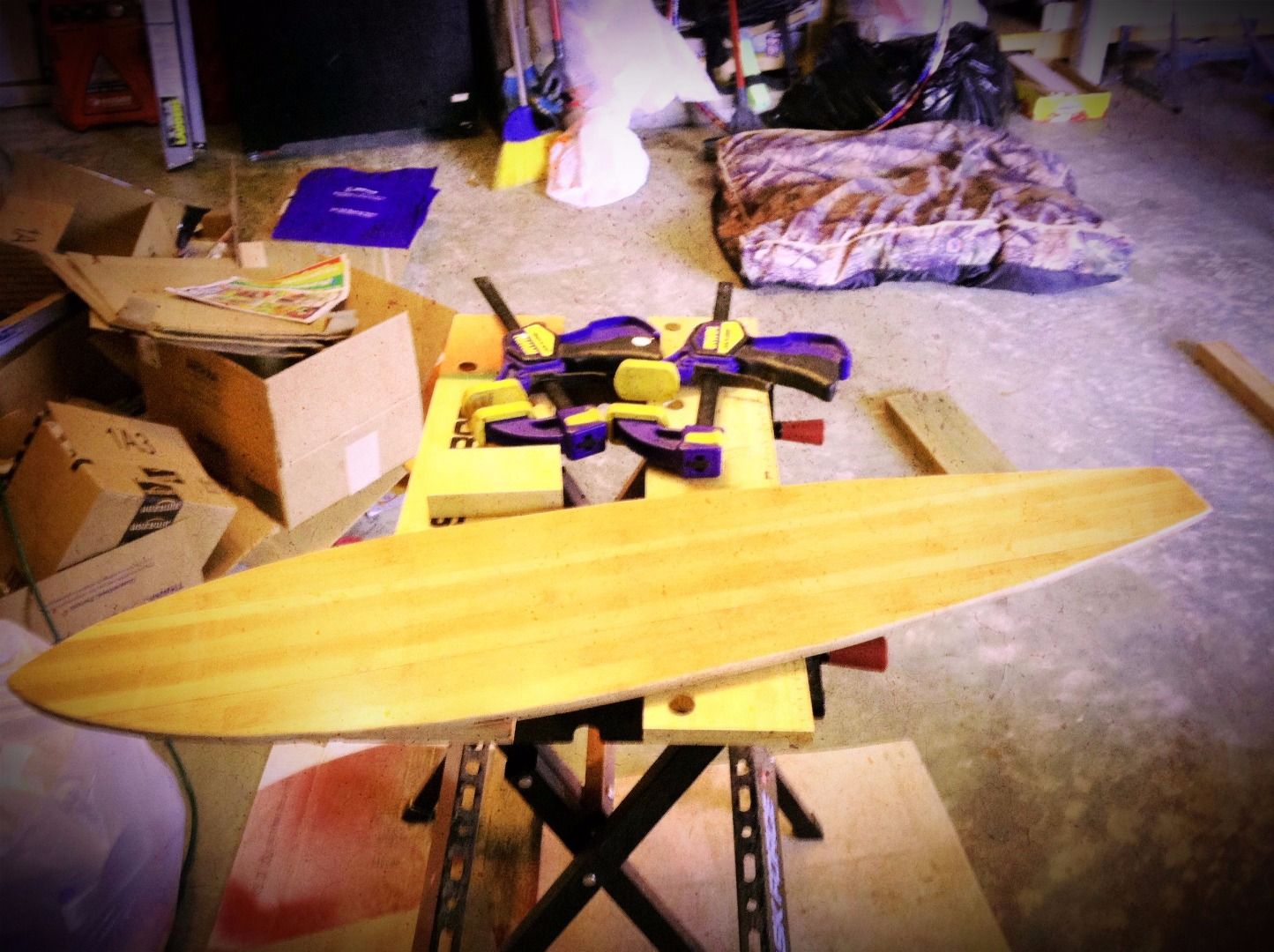 Longboard Out of Bamboo Flooring Planks : 6 Steps (with Pictures ...
