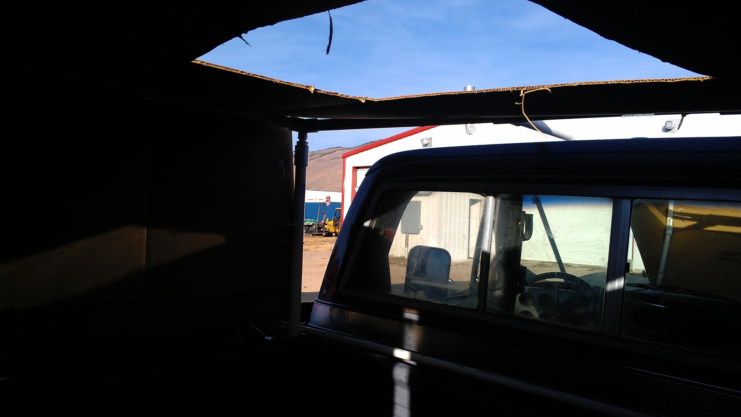 Cardboard M1 Abrams Tank on Chevy Pickup! With Plow! (photos Only ...