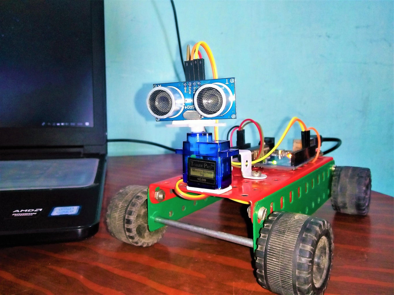 Radar System Using Ultrasonic Sensor And Arduino Uno 7 Steps Instructables