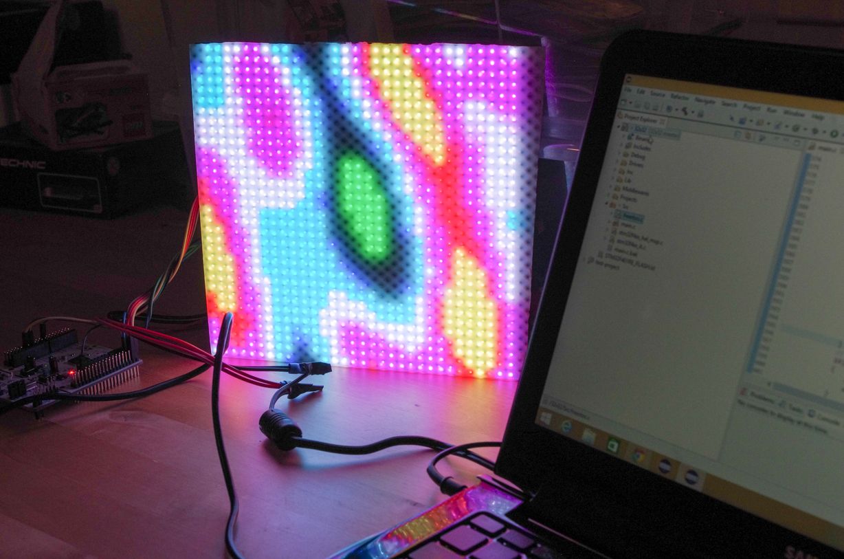 32x32 RGB LED Plasma W/ STM32F4. : 7 Steps (with Pictures) - Instructables