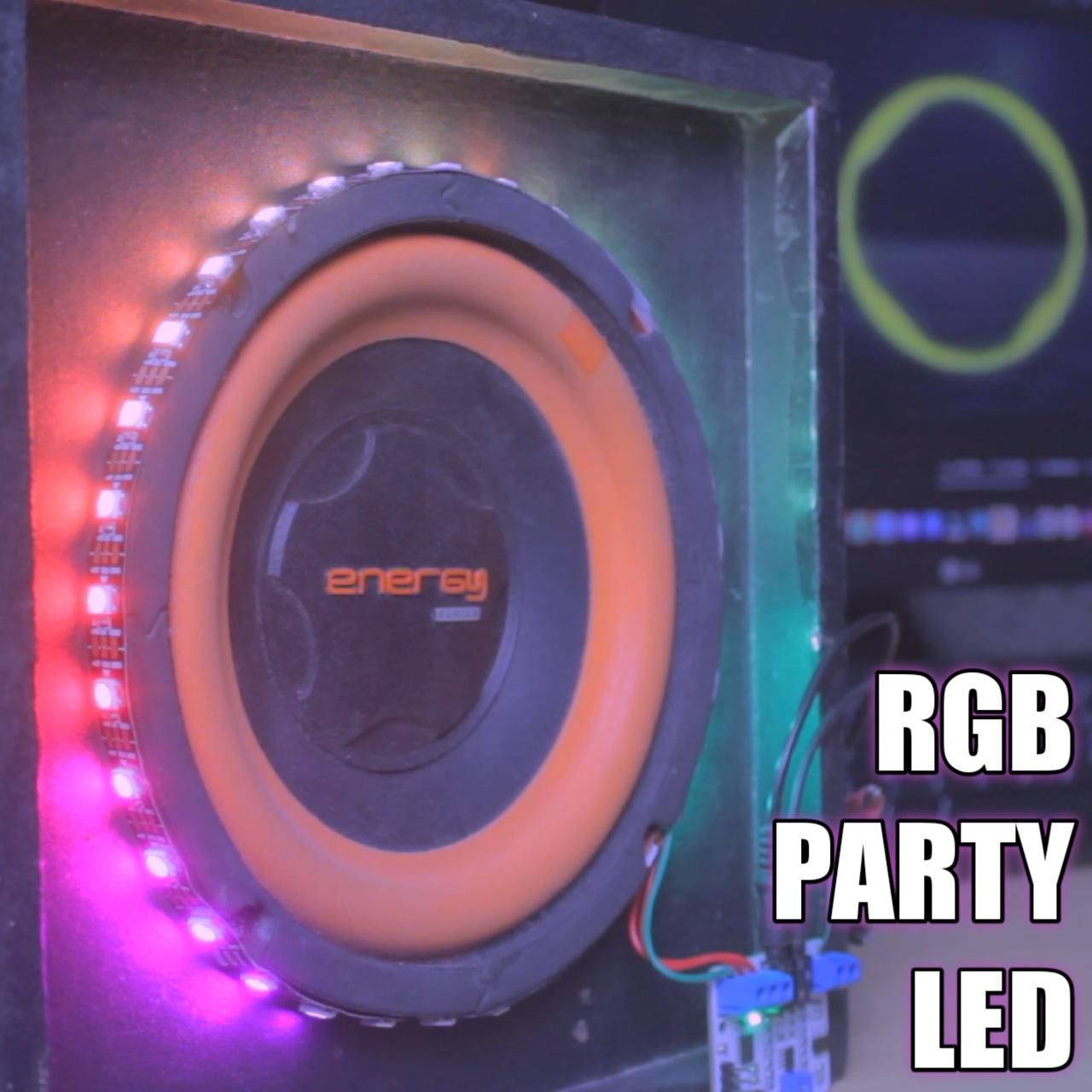 How to Make RGB Party LED for Audio | Music Visualizer : 7 Steps ...