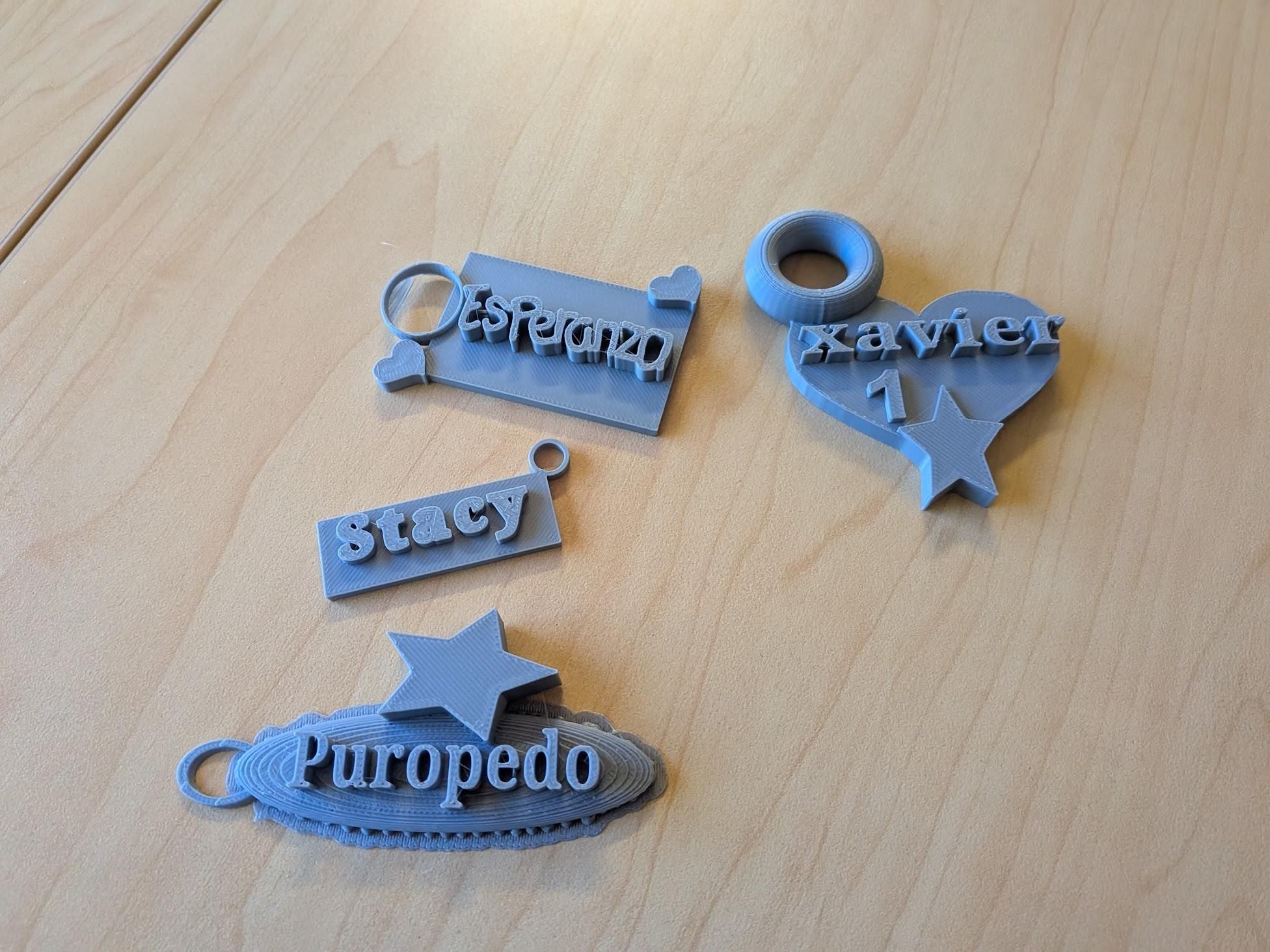Creating Meaningful (& QUICK) 3D Printed Keychains : 4 Steps - Instructables