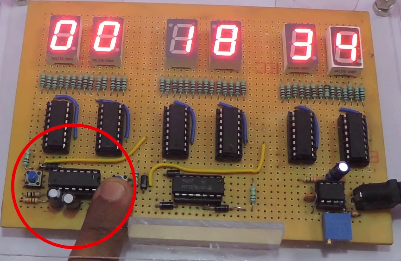 Digital Clock But Without a Microcontroller [Hardcore Electronics] : 14 ...