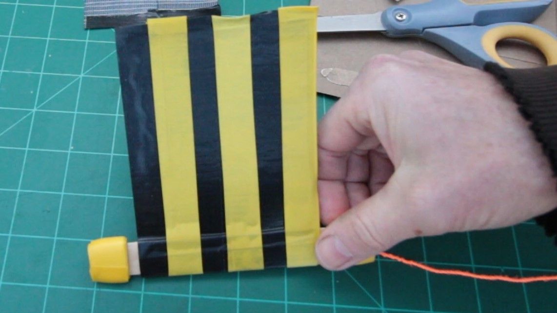 Bee Buzzer - Rubber Band Noise Toy : 19 Steps (with Pictures ...