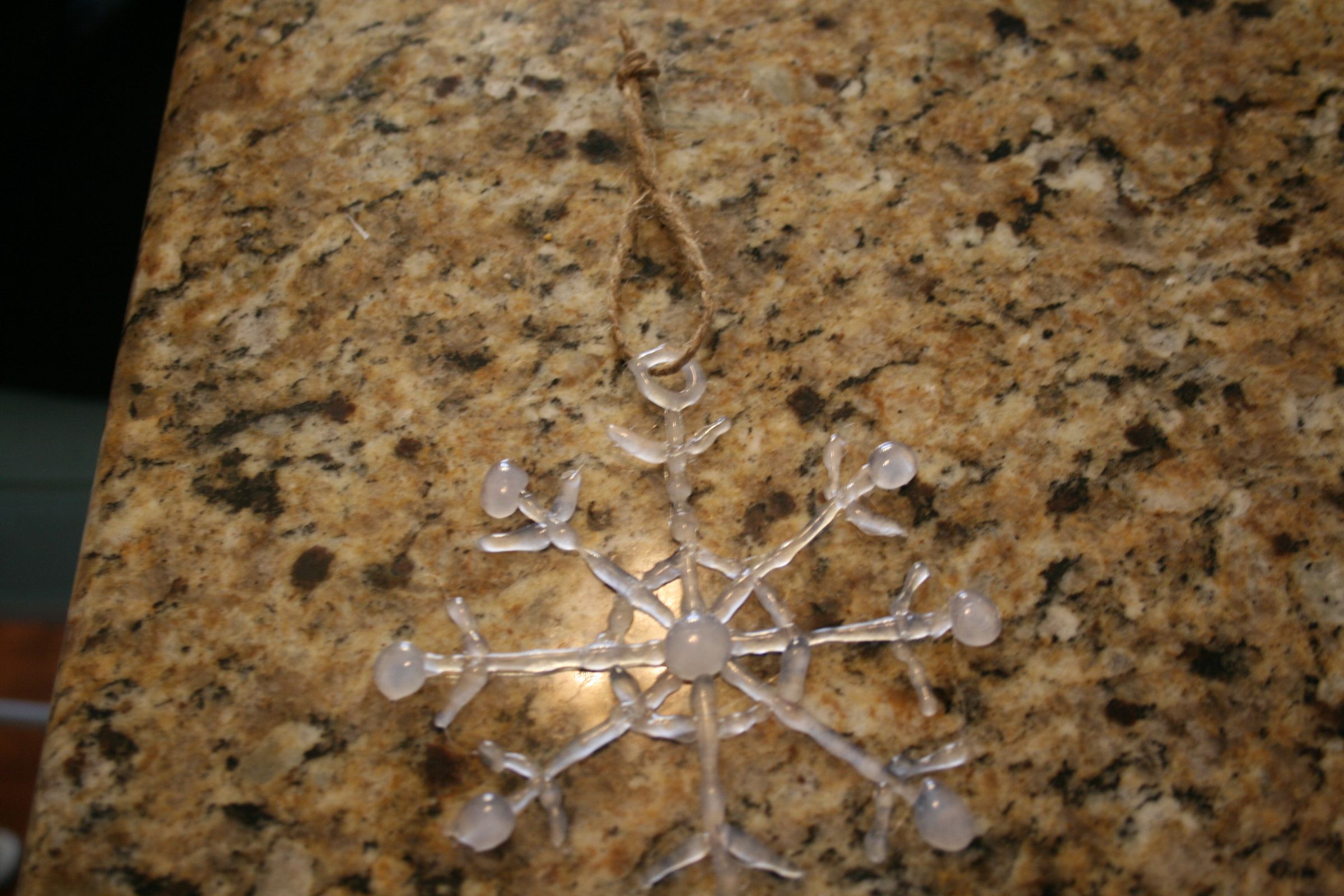Hot Glue Snowflake Ornaments : 8 Steps (with Pictures) - Instructables