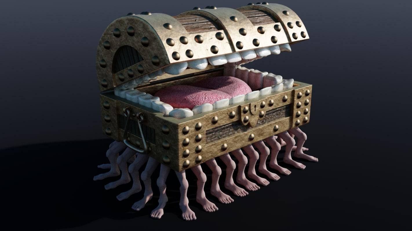 Monster Treasure Chest - Halloween Box : 10 Steps (with Pictures ...