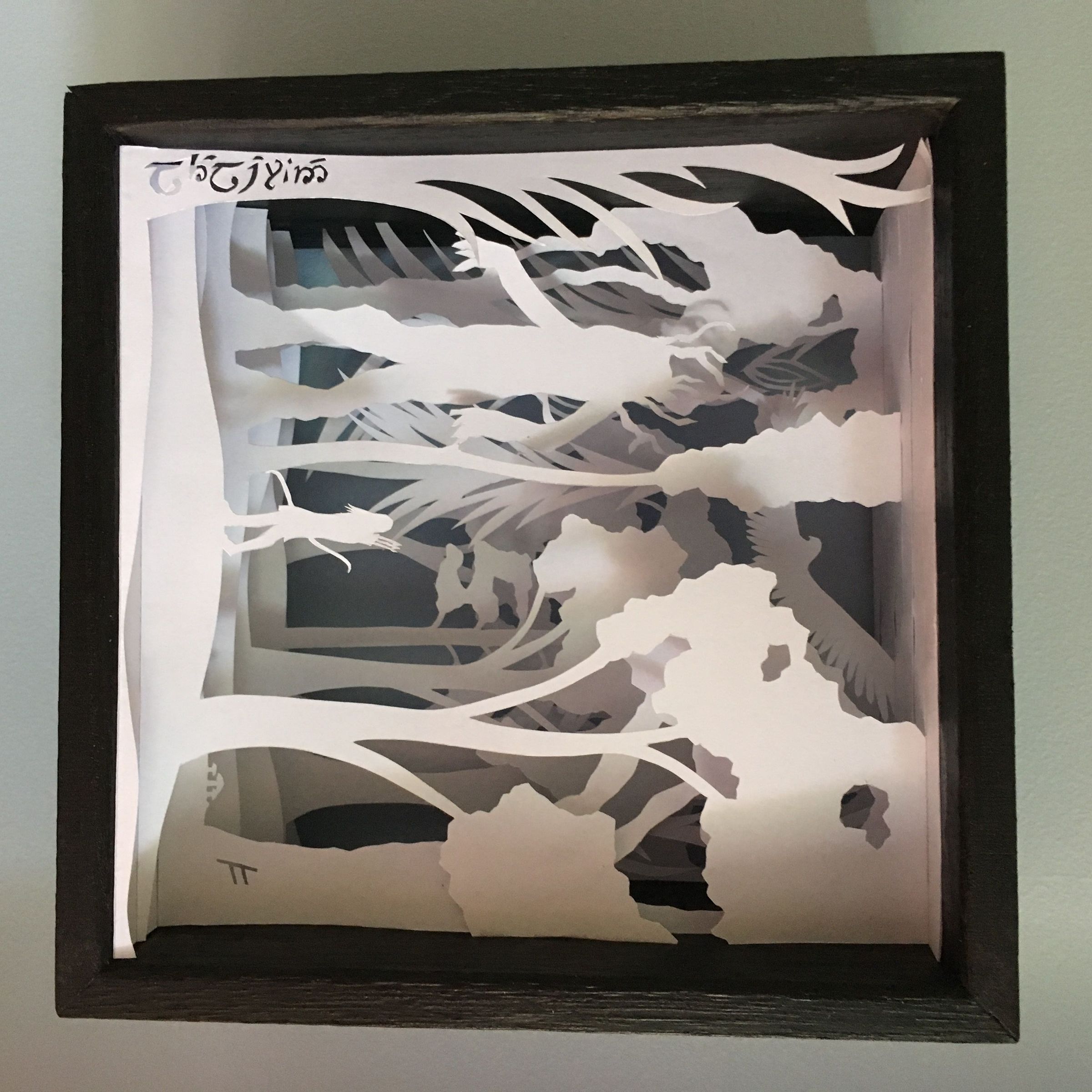 Lord of the Rings-themed Layer Papercutting : 10 Steps (with Pictures ...
