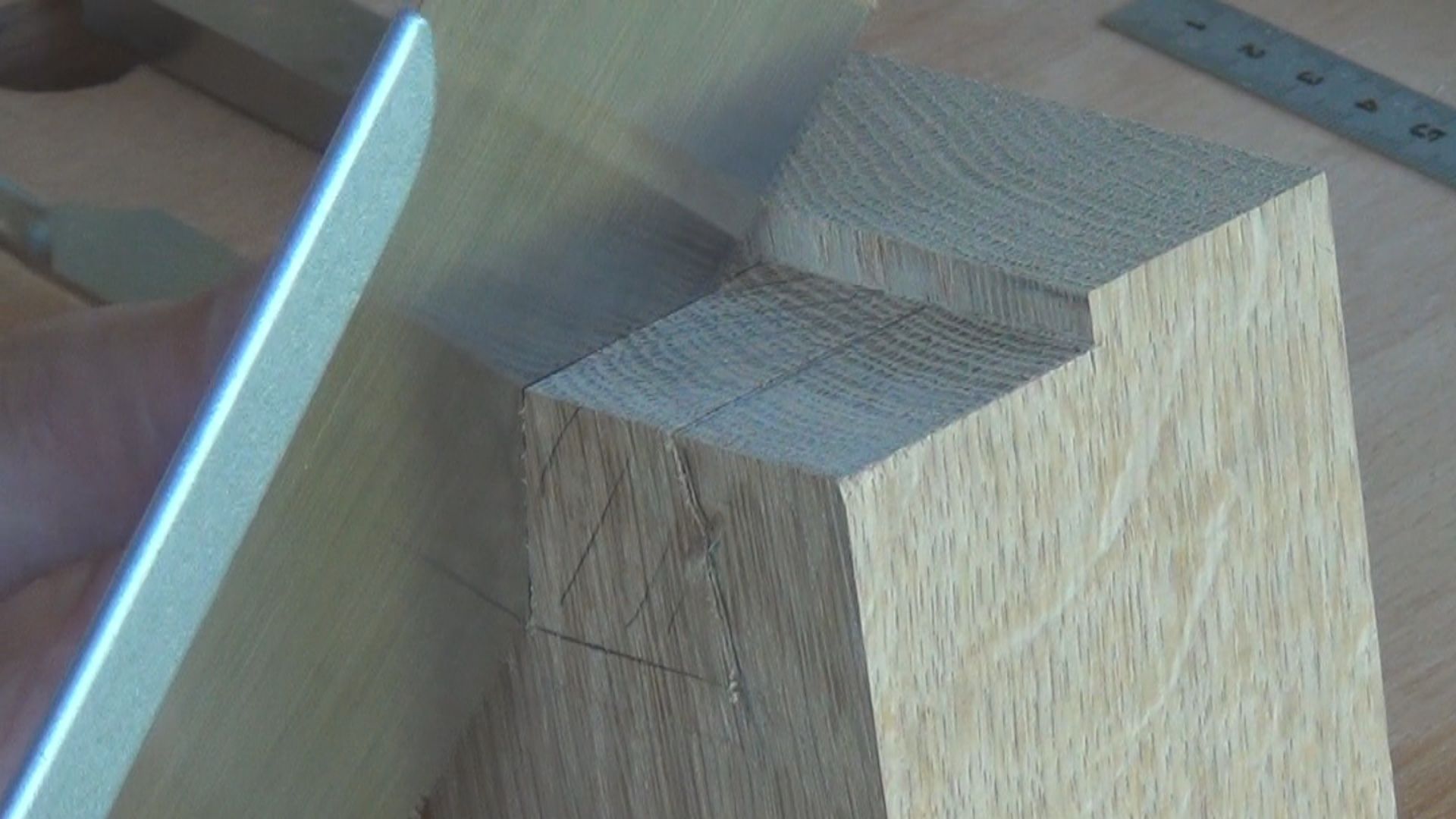 Cut a Stepped Dovetail Splice (Koshikake Aritsugi) : 7 Steps (with ...