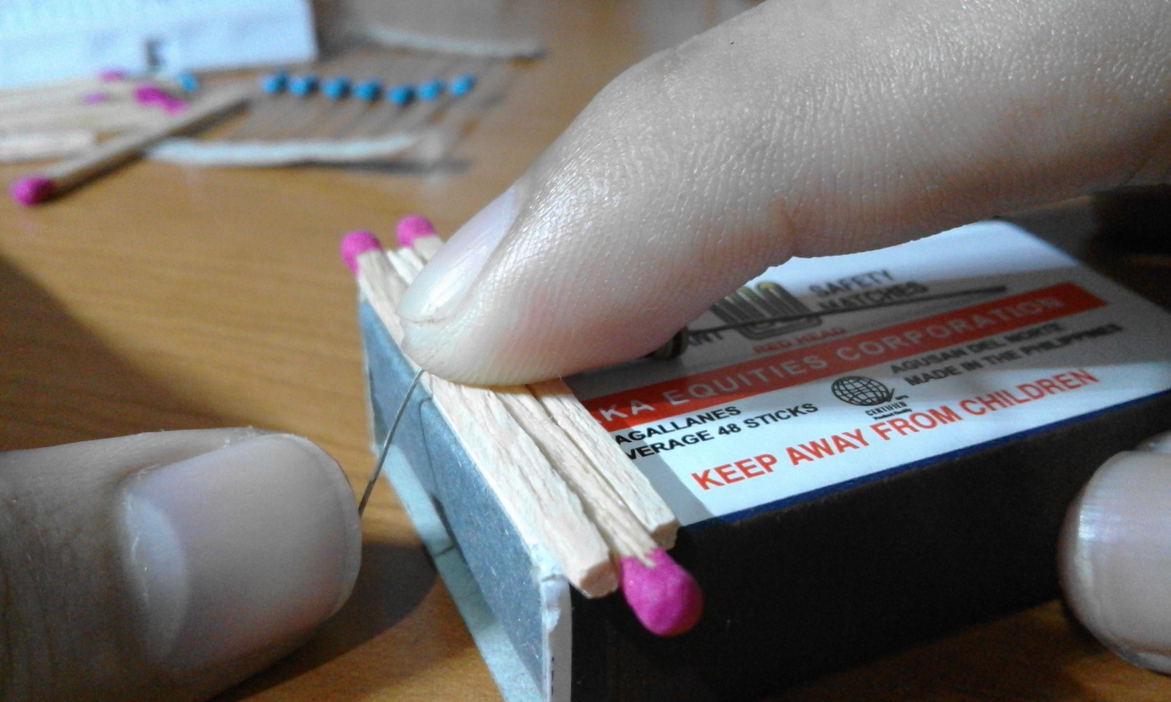 Electronic Component Lead Bending Tool (Matchsticks) : 3 Steps (with ...