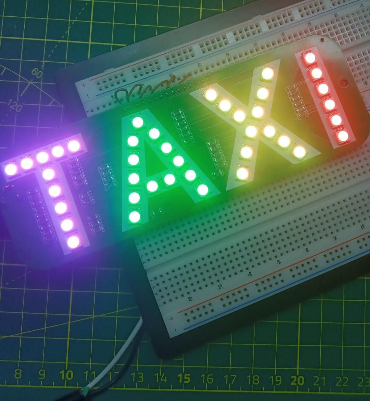 TAXI LED : 7 Steps - Instructables