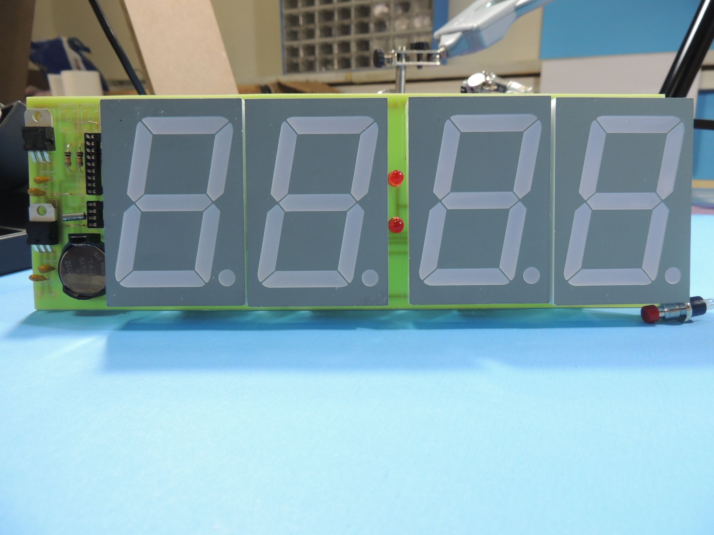 7 SEGMENT DIGITAL CLOCK AND THERMOMETER : 6 Steps - Instructables