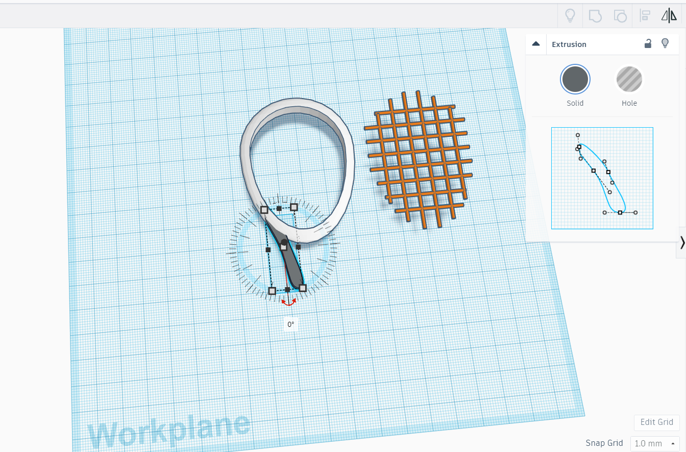 How to Make a Tennis Racket on Tinkercad (Instructable) : 18 Steps ...