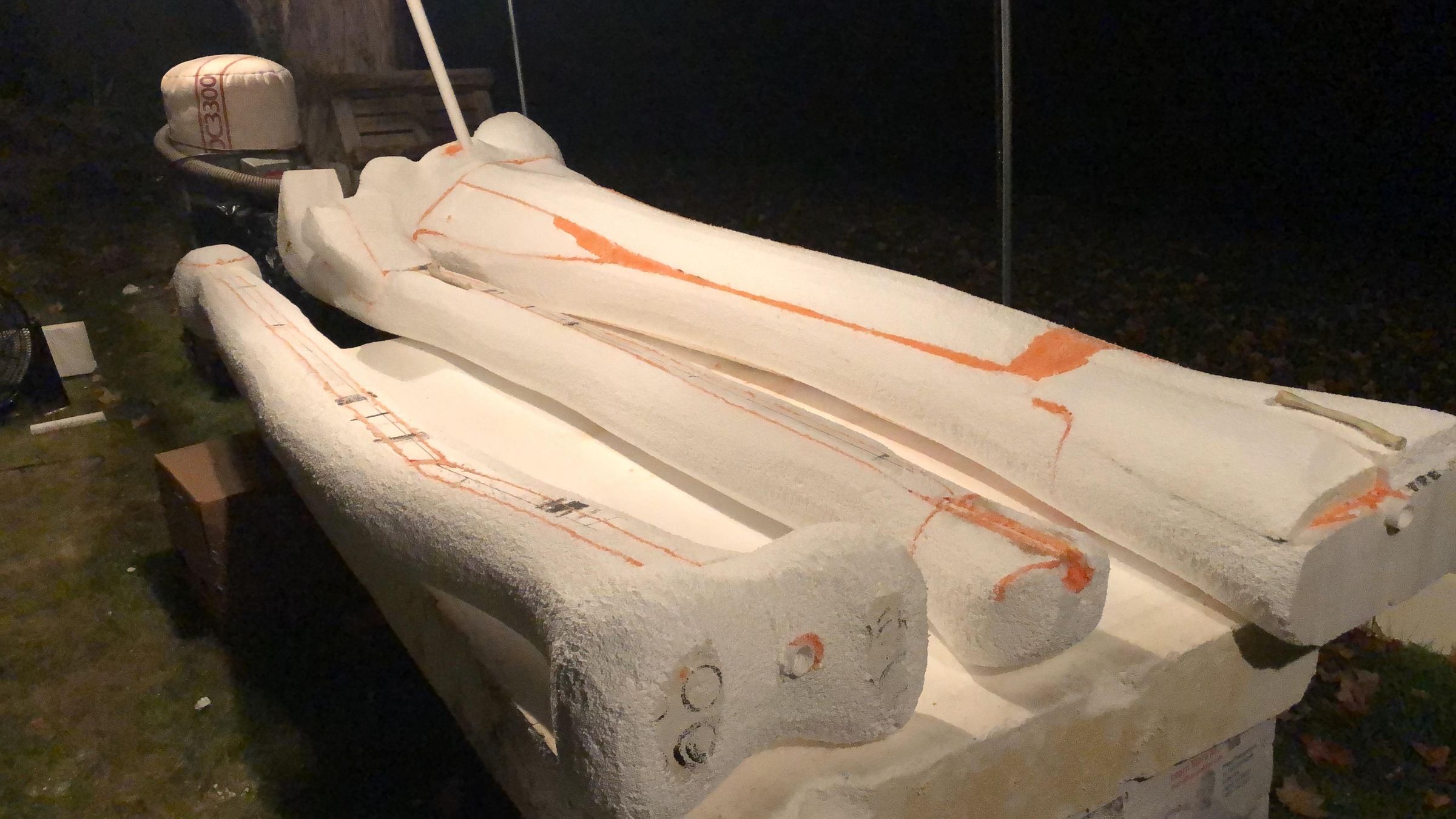 Over Sized Skeleton Breaking Out of My Home : 11 Steps (with Pictures ...