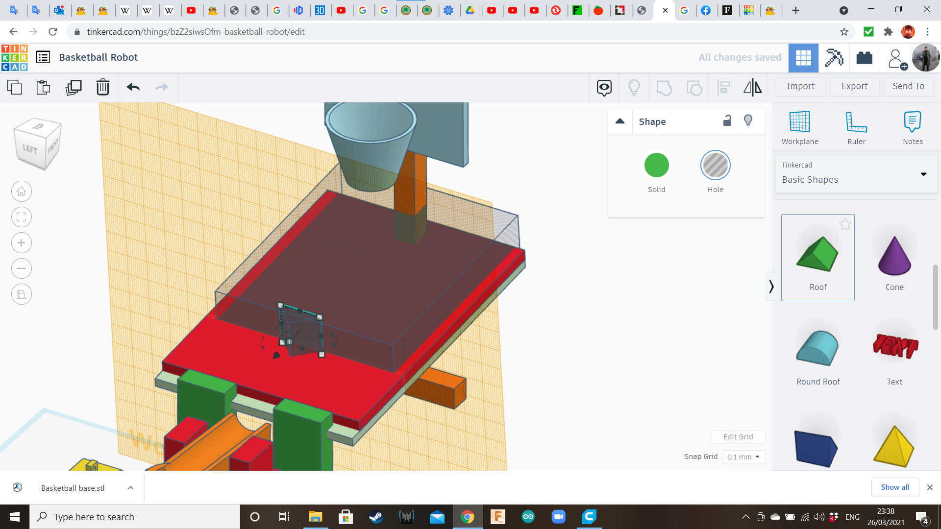 Tinkercad Robotics for School: Basketball Machine! : 16 Steps (with ...