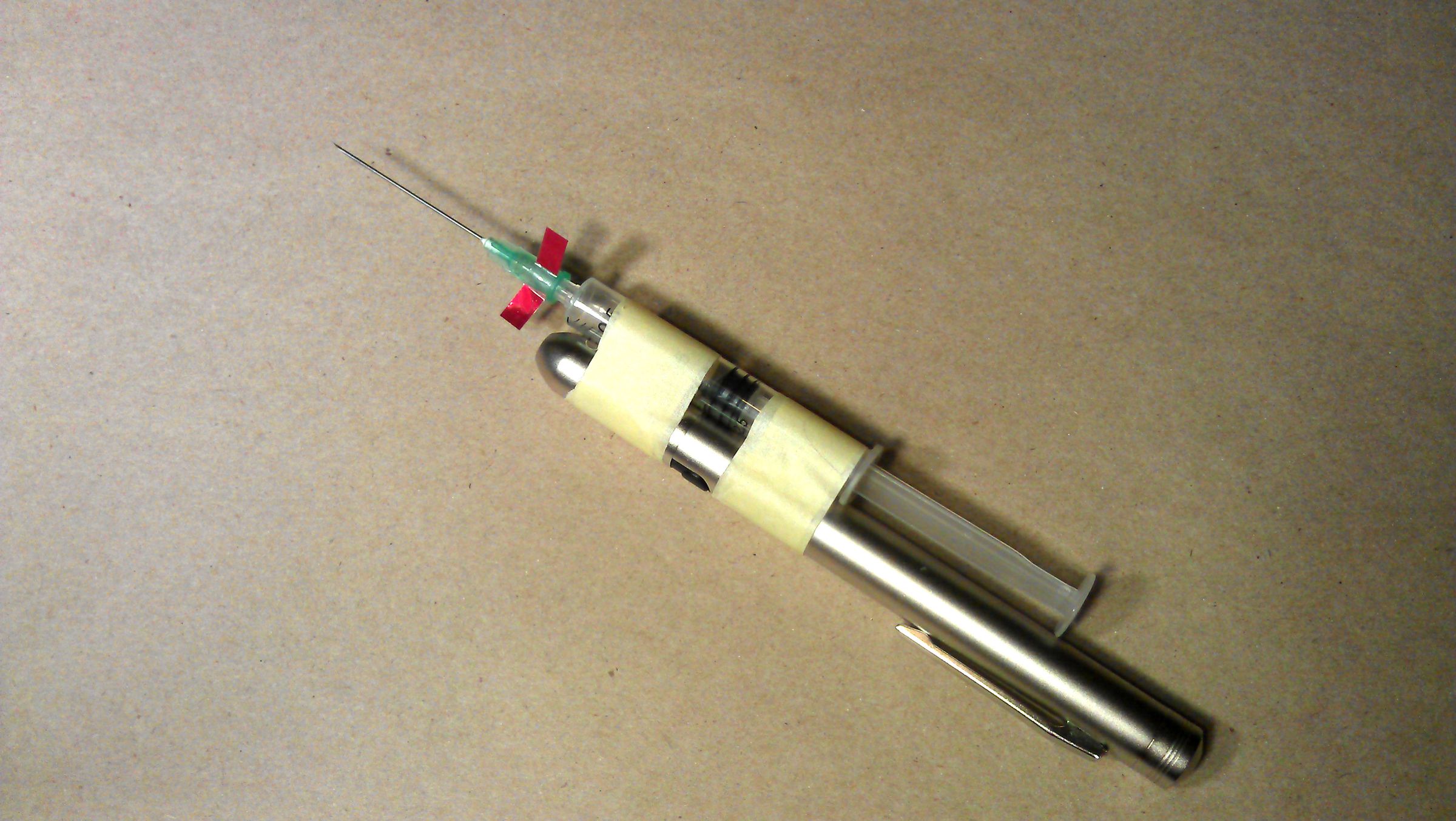 Syringe Needle Shooter, Syringe Darts, Desktop Weaponry : 10 Steps ...