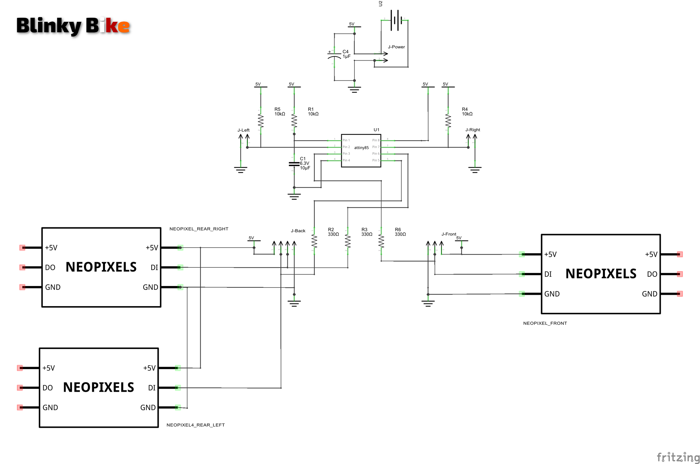 Blinky Bike a Light System for Bikes : 4 Steps (with Pictures ...