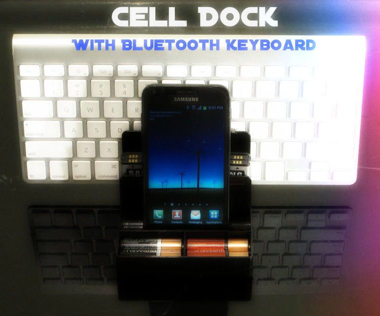 Cell Phone Dock With Bluetooth Keyboard - Instructables