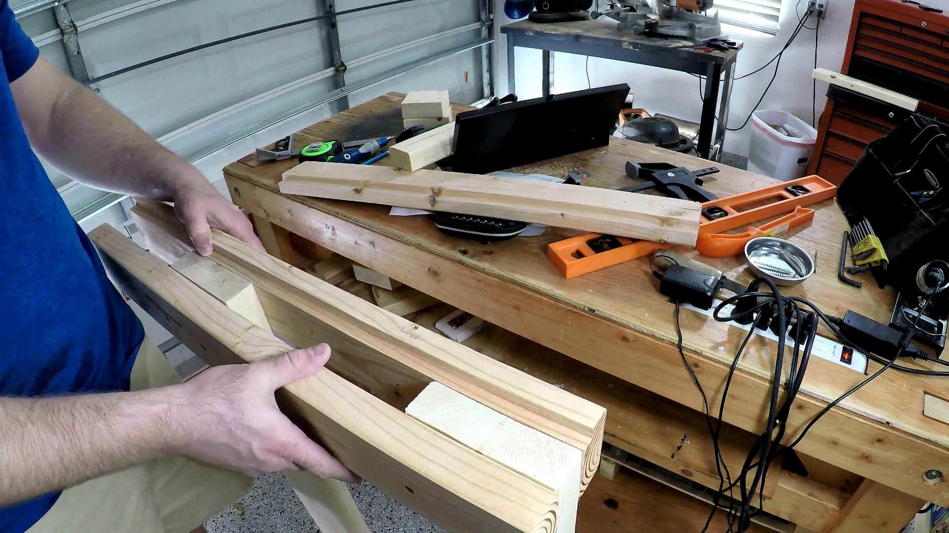 Massive Standing Desk With 2x4s and MDF Surface : 14 Steps (with ...