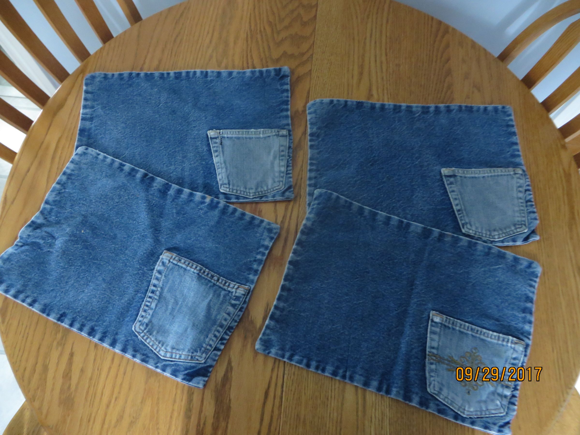 Denim Placemats - Instructables