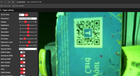Esp32 Webcam With Autofocus Using Adafruit Ov5640 Breakout With Esp32 S3 Devkitc 1 N8r8 Also