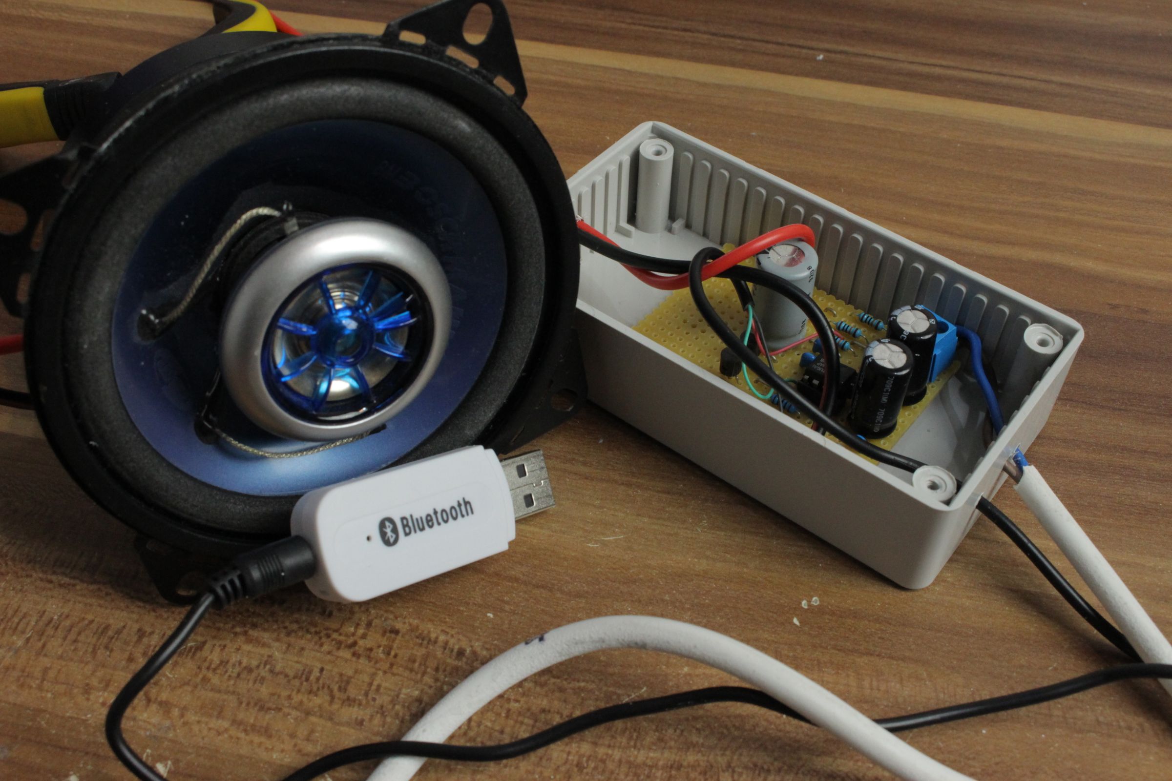 Make Your Own Low Budget Bluetooth Music System : 5 Steps (with ...