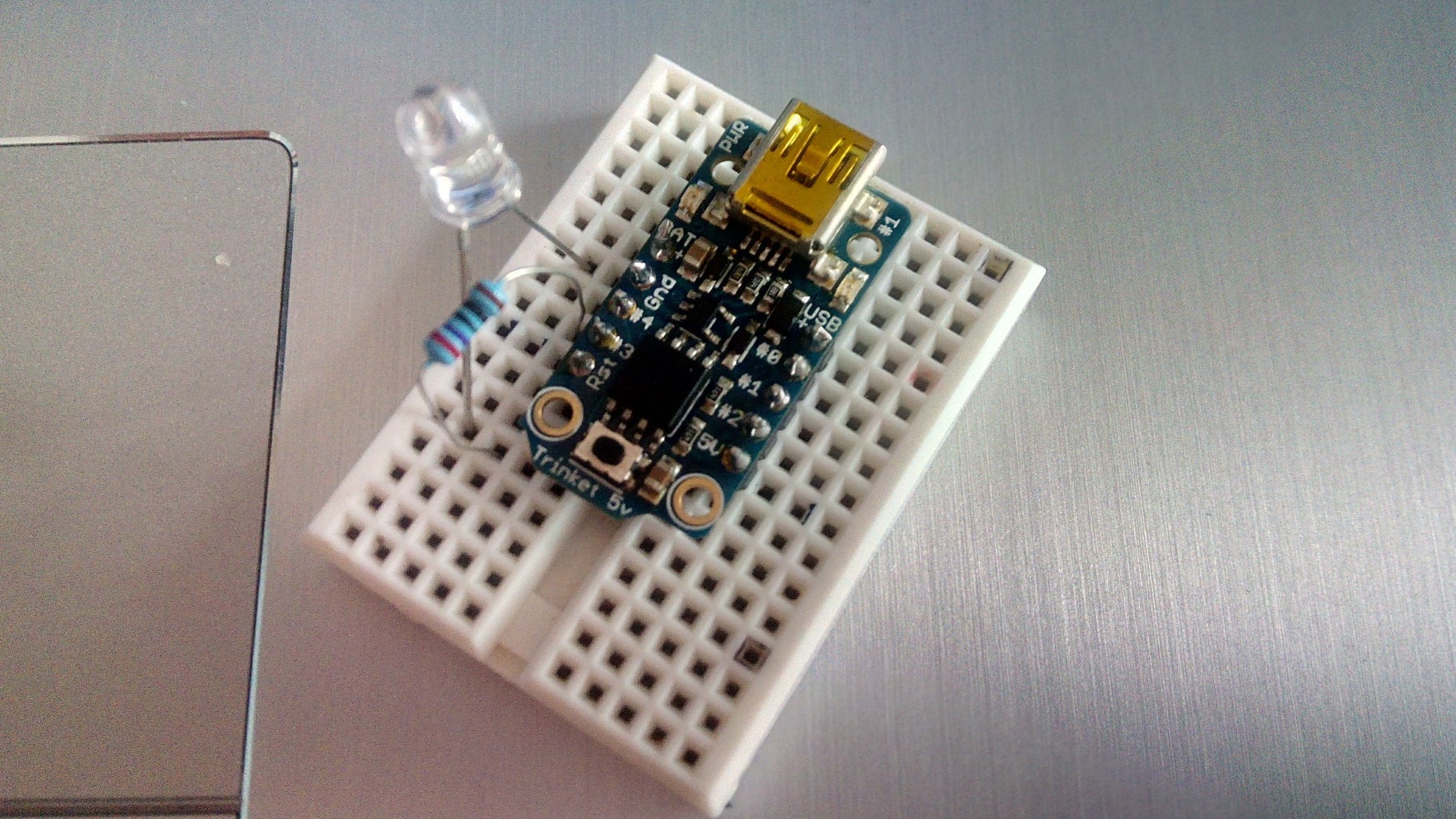 How To Use The Adafruit Trinket Board Arduino Tutorial 4 Steps Instructables