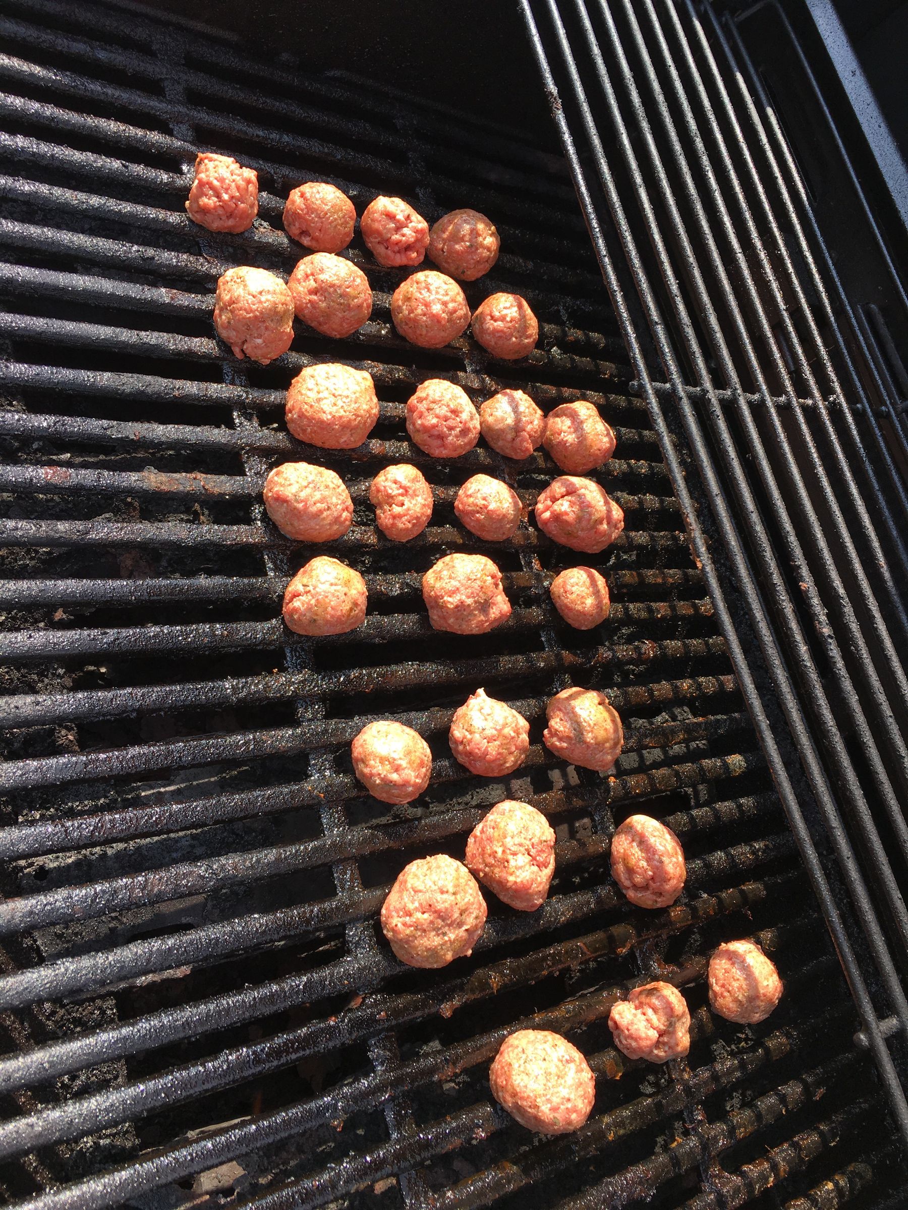 Grilled Homemade Almond Flour Meatballs : 6 Steps (with Pictures ...