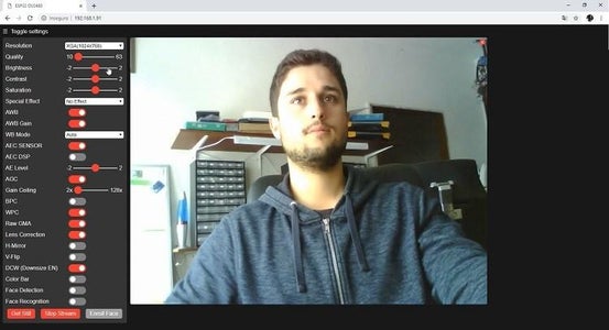 Esp32 Cam Video Streaming Face Recognition Using Arduino Ide 10 Steps Instructables