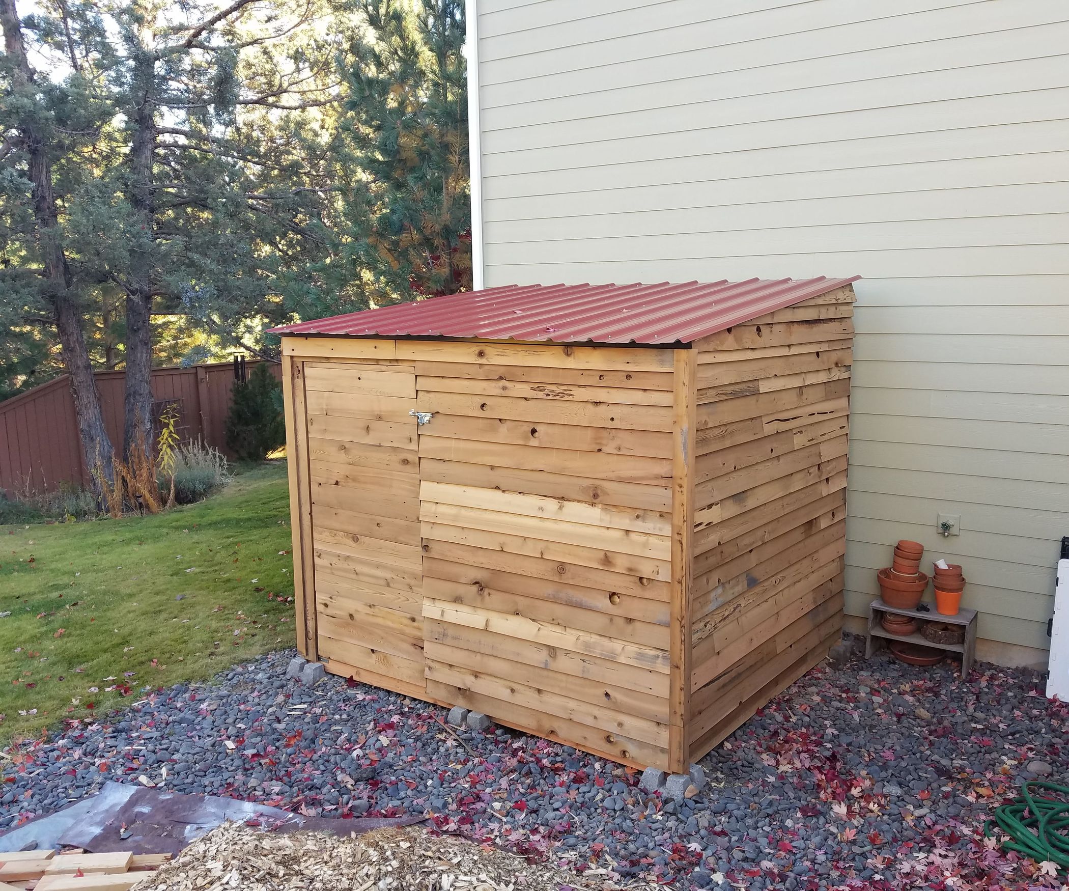 Reclaimed Nearly Free Tool Shed : 9 Steps (with Pictures) - Instructables
