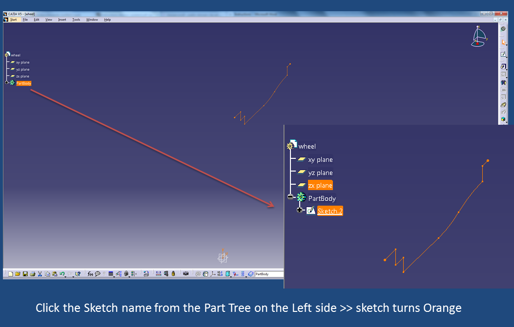 Instructions for Designing a Wheel in CATIA V5 : 45 Steps - Instructables