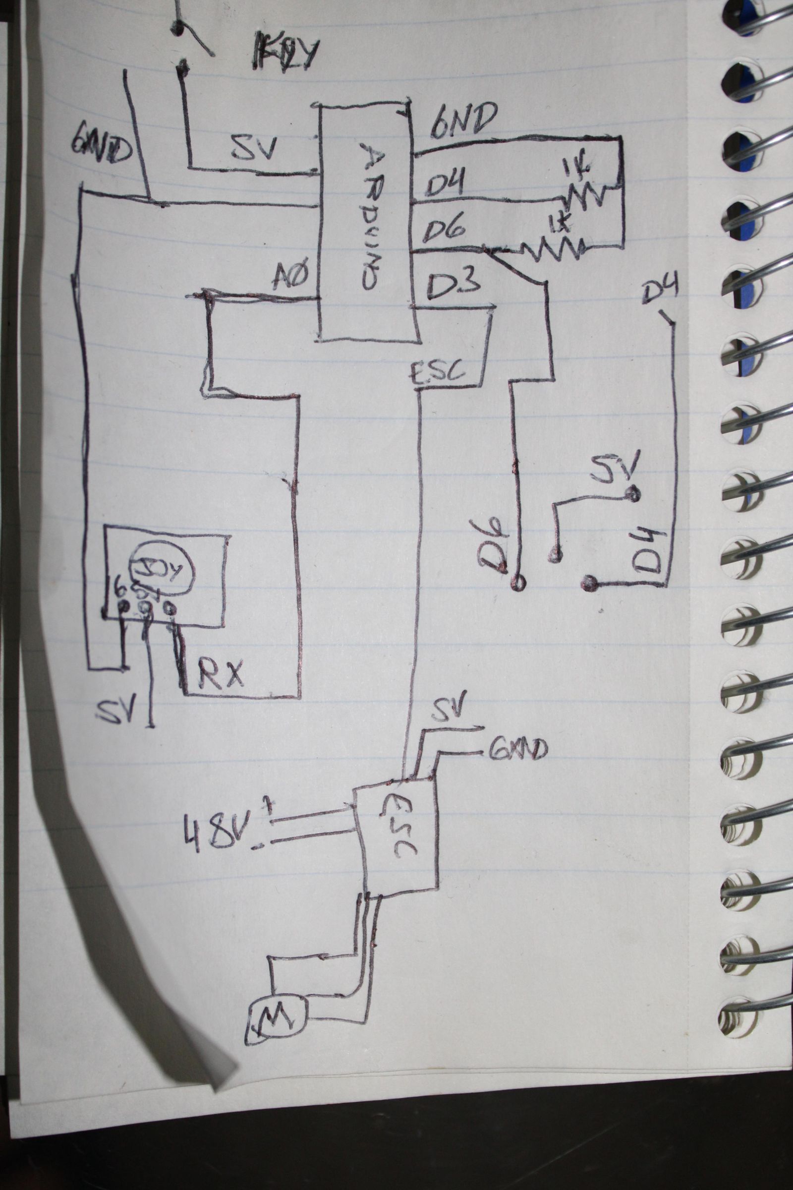 Arduino NANO Simple E-boat Controller (Forward, Neutral, Reverse) Fixed Speed : 4 Steps ...
