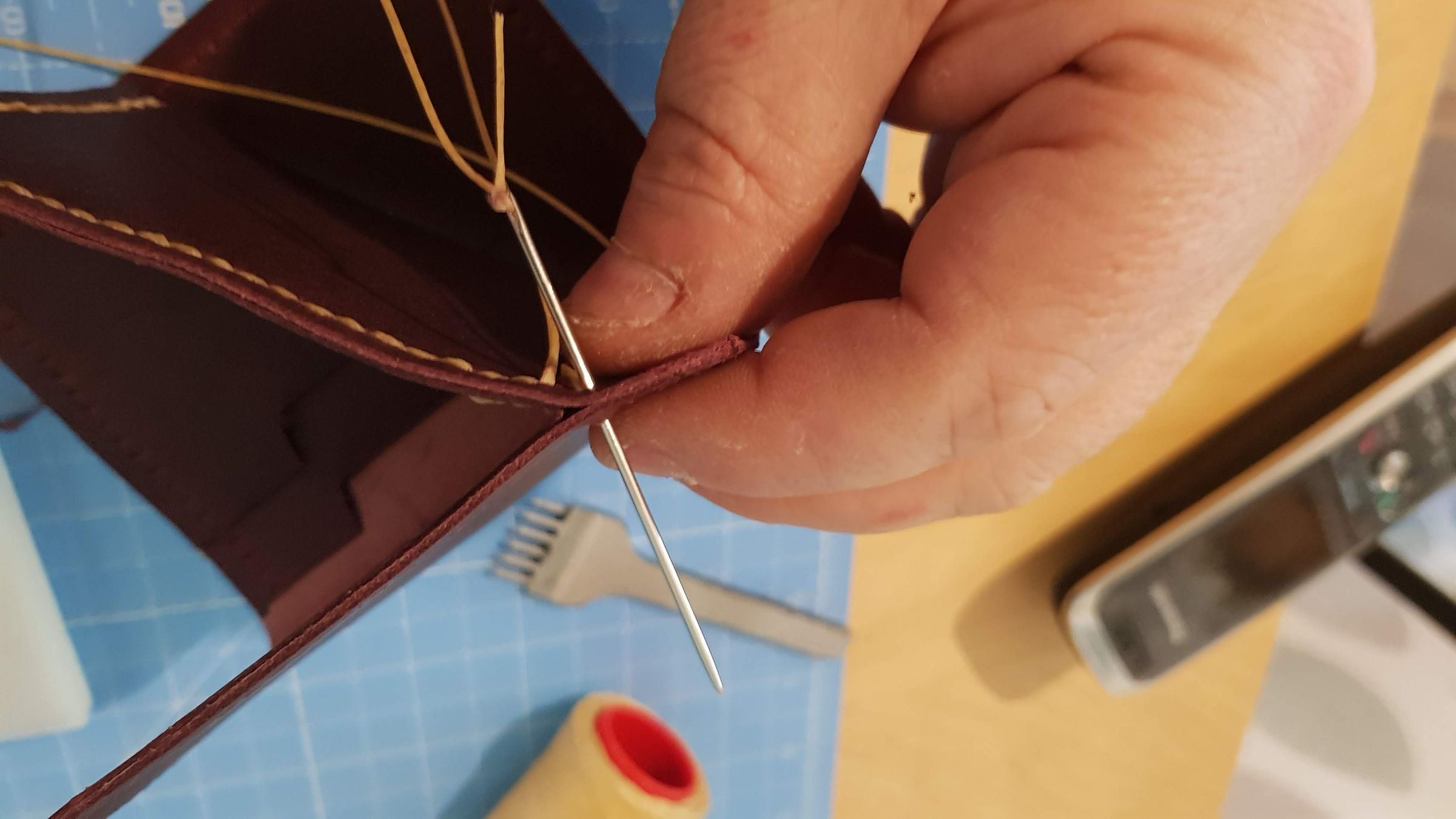 Funky Leather Wallet (includes Pattern) : 6 Steps (with Pictures ...